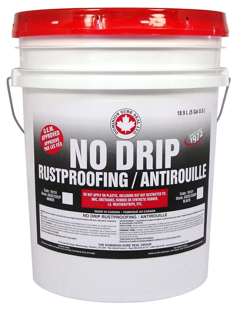 NO DRIP RUST PROOFING - Amber 20L/5gal Pail DOMINION SURE SEAL – ICP ...